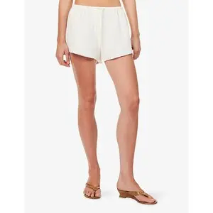 Dissh Crinkle Cotton-blend Shorts