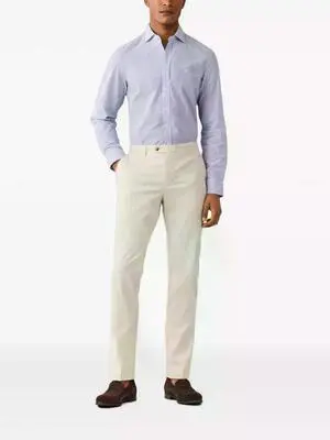 HACKETT LONDON Kensington Ribbed-texture Chinos