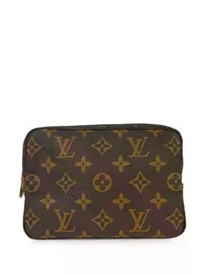 LOUIS VUITTON 1988 Monogram Trousse Toilette 18 Mini Clutch Bag