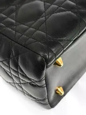 Dior 2020 Lady Cannage Handbag - Black