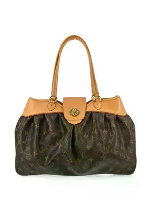 LOUIS VUITTON 2009 Mm Boetie Monogram Tote Bag - Brown