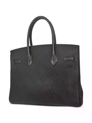 Hermès 2008 30 Birkin Tote Bag - Black