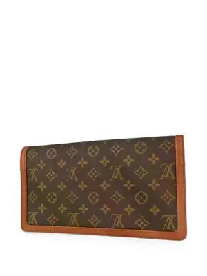 LOUIS VUITTON 1990 Pochette Dame Monogram Clutch Bag