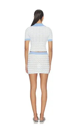 MORE TO COME Bristol Knit Mini Skirt Set In . Also