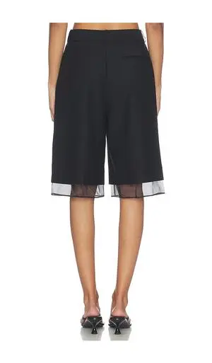 RÓHE Organza Lined Shorts In . Also