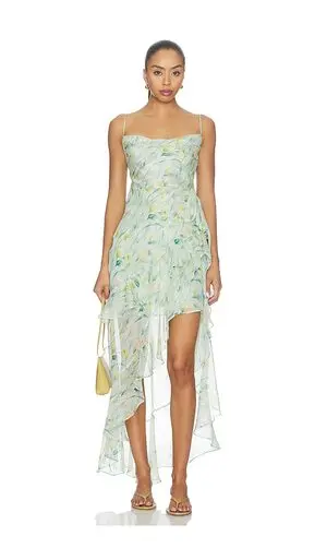 Astr The Label Candace Dress In . Also - Green