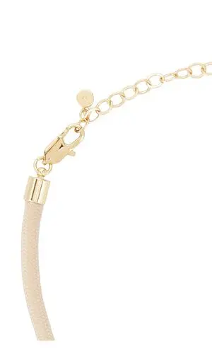 Ettika Oval Pendant Cord Necklace