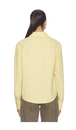 ALL THE WAYS Julie Button Up Top In . Also