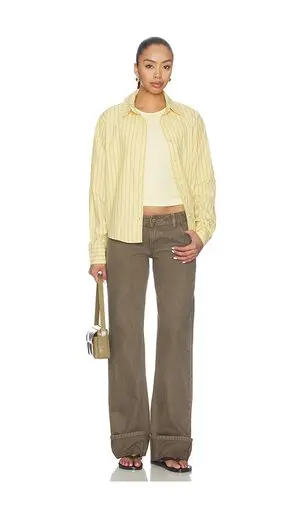 ALL THE WAYS Julie Button Up Top In . Also
