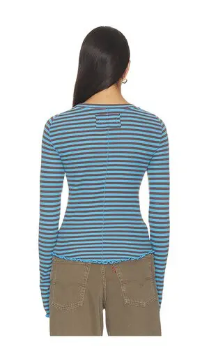 Free People X We The Free Easy Does It Striped Tee