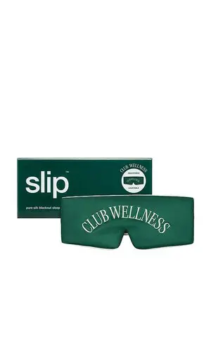 Slip Club Wellness Pure Silk Comfort Sleep Mask - Green