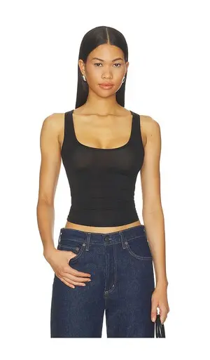 GRLFRND Essential Racerback Tank In . Also - Black