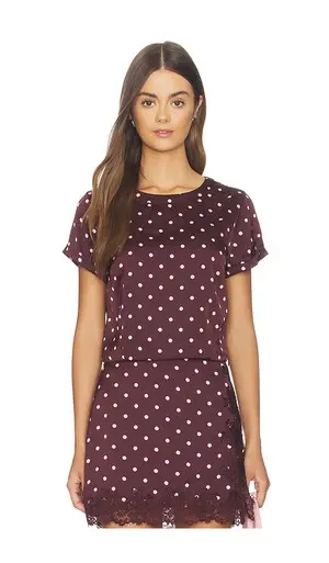 Line & Dot X Revolve Raye Top In . Also - Wine
