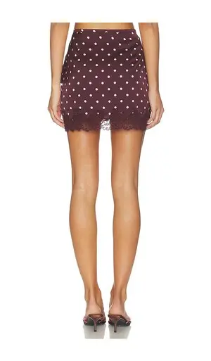 Line & Dot Raye Mini Skirt In . Also