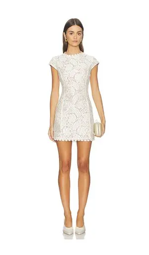 Line & Dot Giselle Mini Dress In . Also - Ivory