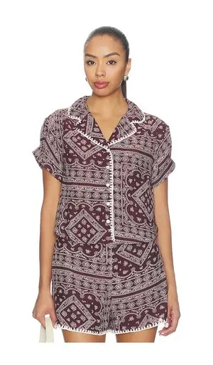 Veronica Beard Ilene Top In . Also - Purple