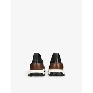 TOD'S Run 63k Calzino Knitted And Leather Mid-top Trainers