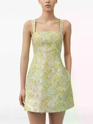 Simkhai Lydia Floral-jacquard Mini Dress