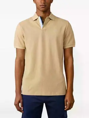 HACKETT LONDON Embroidered-logo Polo Shirt - Neutrals