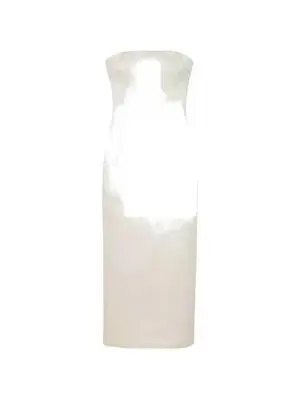 Simkhai Enid Bustier Midi Midi Dress - Neutrals