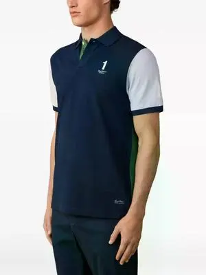 HACKETT LONDON Heritage Colour-block Polo Shirt