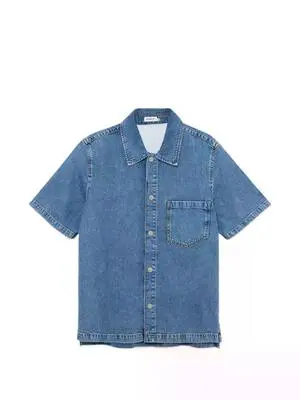 Simkhai Ardent Short-sleeve Shirt - Blue