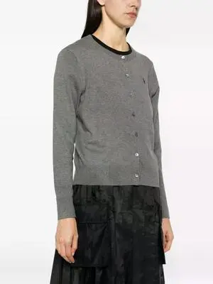 Polo Ralph Lauren Fine Knit Embroidered Logo Cardigan