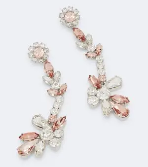 Erdem Crystal-embellished Drop Earrings