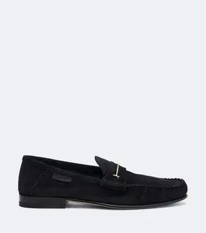 TOM FORD Suede Penny Loafers