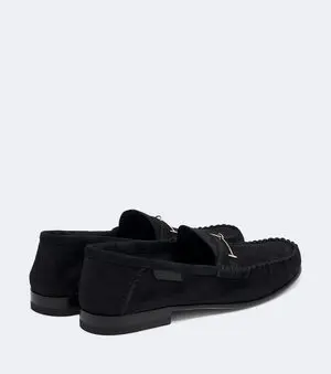 TOM FORD Suede Penny Loafers