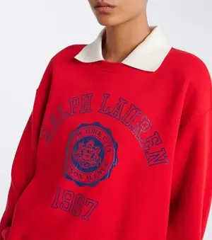 Polo Ralph Lauren Printed Cotton-blend Sweatshirt
