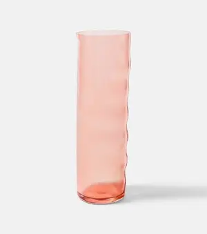 MILENA KLING Raw Glass Carafe - Orange