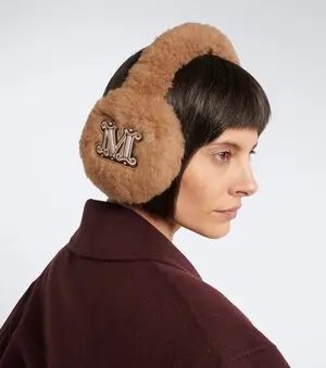Max Mara Camel Hair And Silk Earmuffs