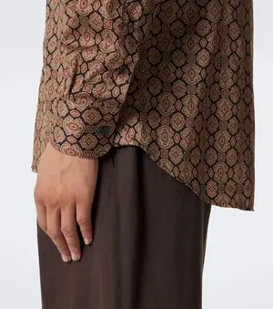 Etro Printed Cotton Poplin Shirt