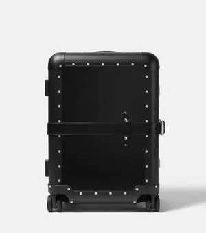 FPM MILANO X Globe-trotter Bank Light Spinner 55 Carry-on Suitcase - Black