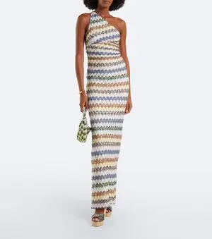 Missoni Zigzag Wedge Sandals With Buckle Fastening