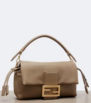 Fendi Baguette Small Leather Shoulder Bag