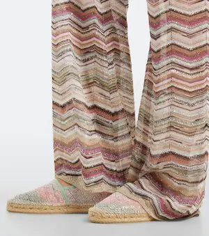 Missoni Zigzag Sequin Espadrilles