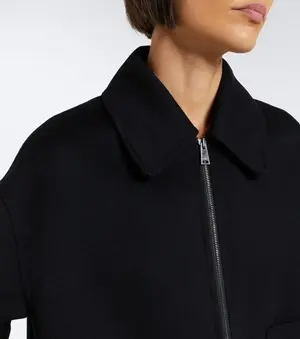 Fendi Wool And Silk Blouson Jacket