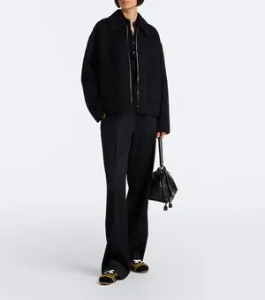 Fendi Wool And Silk Blouson Jacket