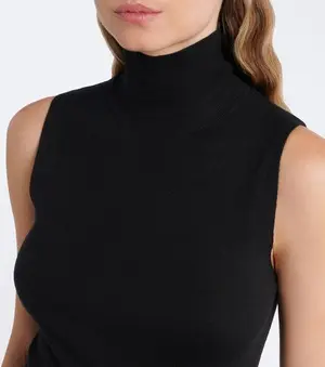 Extreme Cashmere N°502 Cotton And Cashmere Turtleneck Top