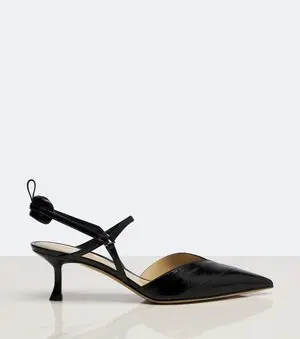 Fendi Very Colibri Leather Slingback Pumps