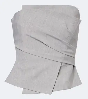 THE SEI Draped Corset - Grey