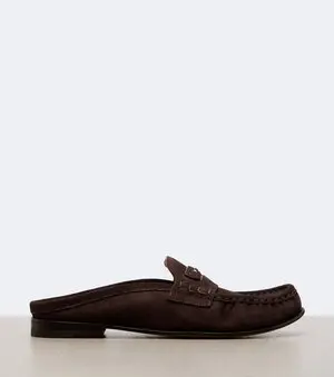 Fendi Suede Mules