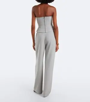 THE SEI Crepe Wide-leg Pants