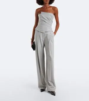 THE SEI Crepe Wide-leg Pants