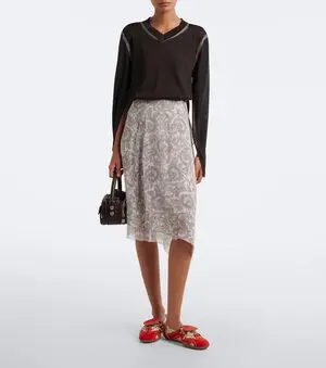 Acne Studios Bilaria Leather And Suede Sneakers