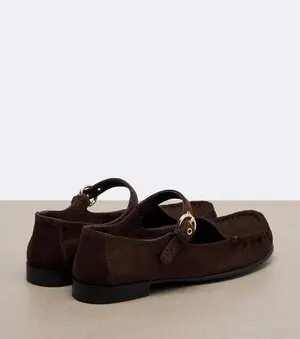 Miu Miu Suede Ballerina Flats