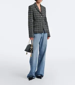 Erdem Flora Leather Shoulder Bag