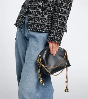 Erdem Flora Leather Shoulder Bag